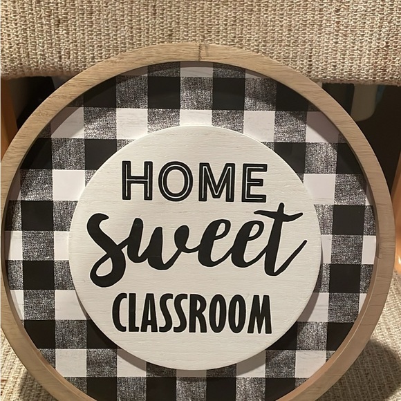 Wall Decor | Home Sweet Classroom Wall Sign | Poshmark